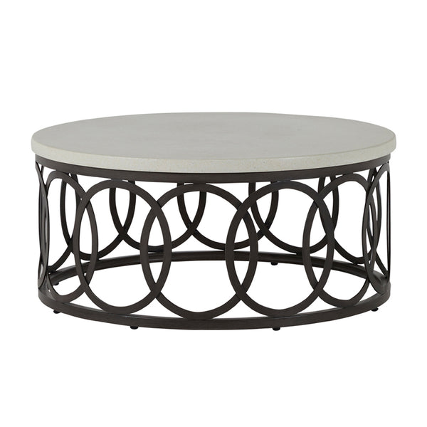 Ella Aluminum 36" Coffee Table Slate Grey - Watson Brothers Patio and ...