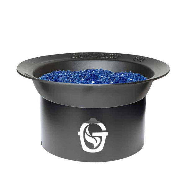 Goldens' 20 Gallon Small Syrup Kettle Fire Pit (Gas Compatible ...